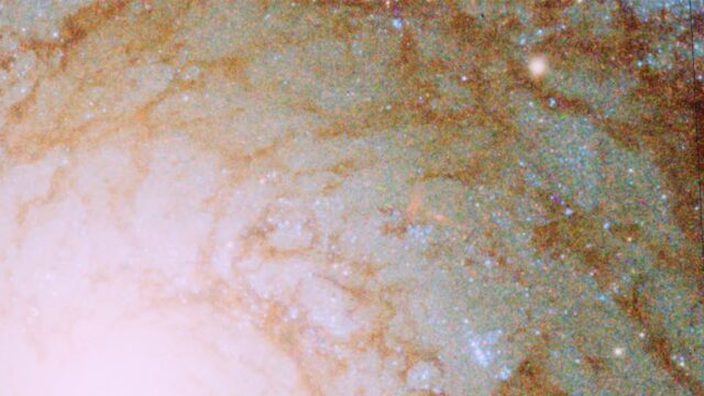 Hubble and JWST Composite Image of Famous Spiral Galaxy